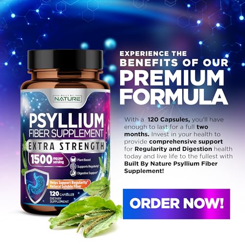 Psyllium capsules for a healthy lifestyle