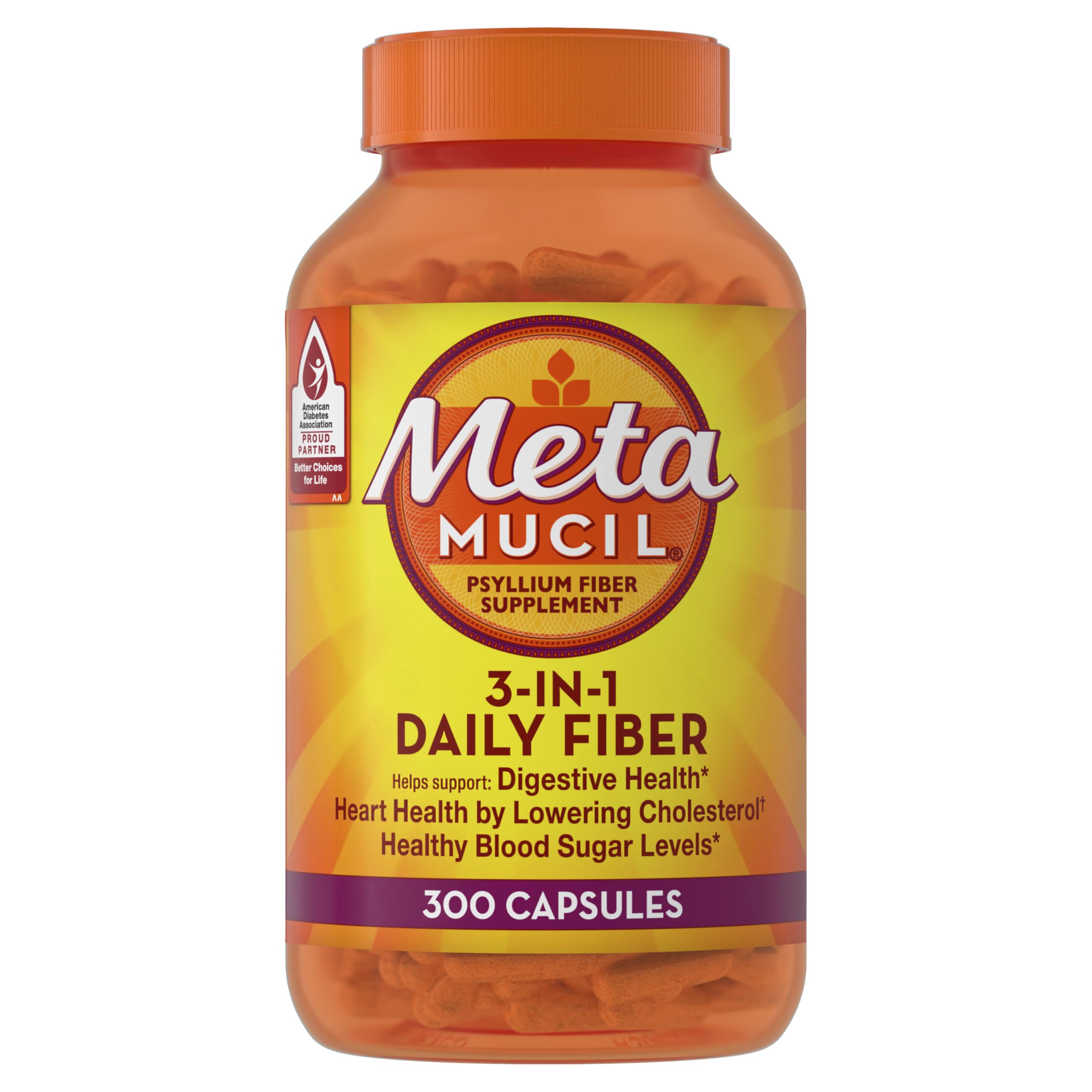 Psyllium capsules for healthy digestion