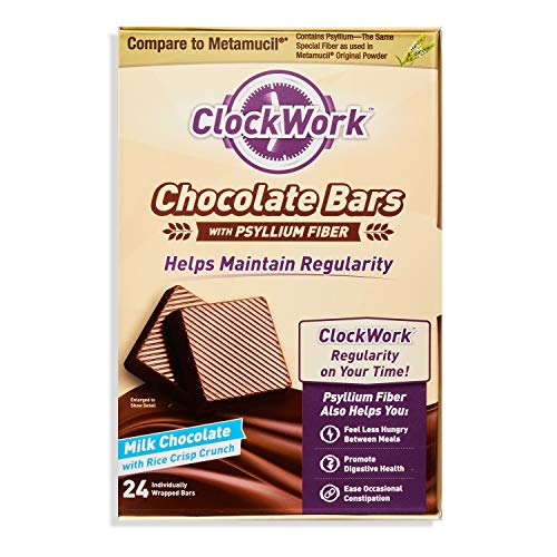 Psyllium fiber chocolate for regularity