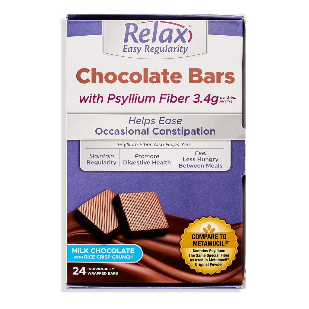 Psyllium fiber chocolate supplement