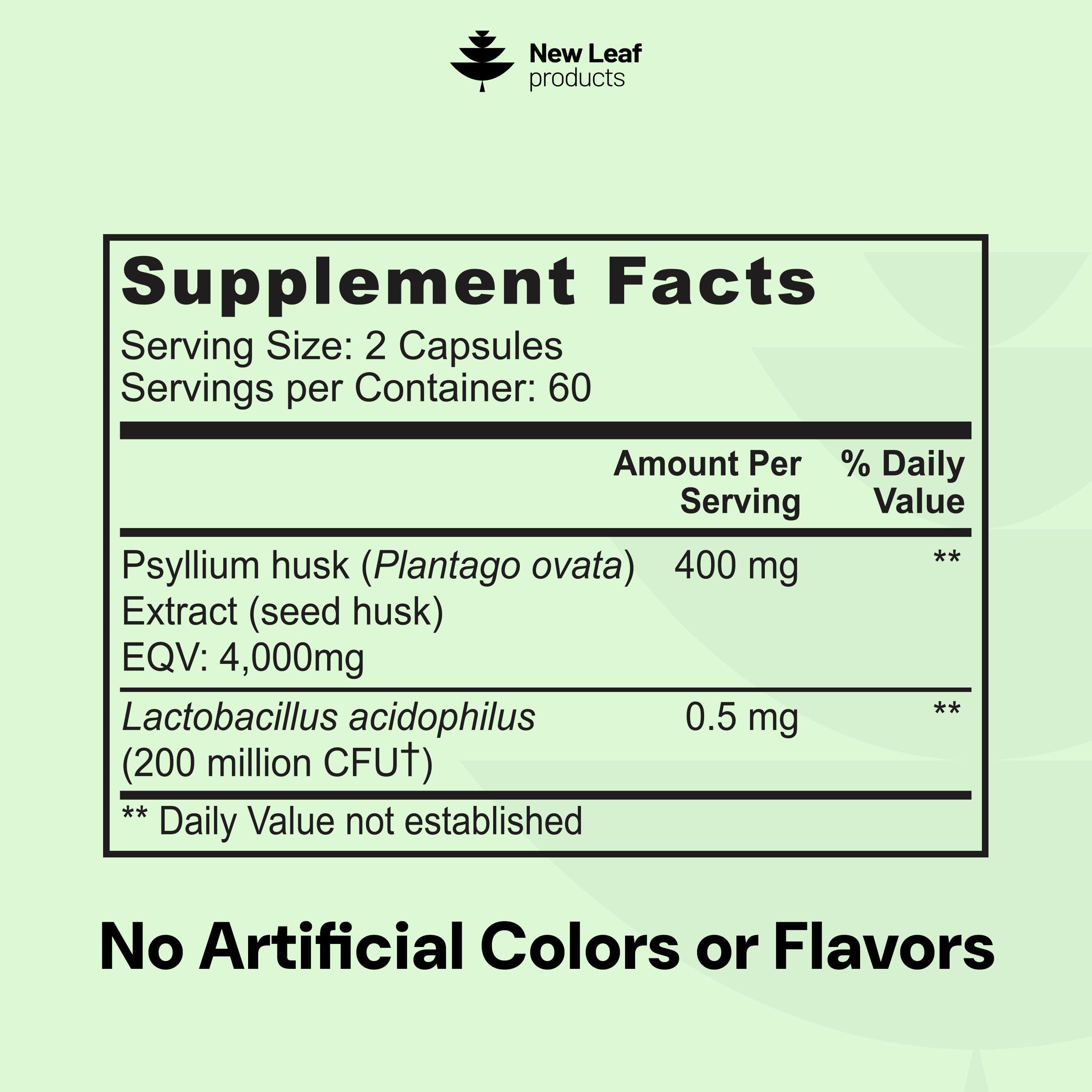 Psyllium fiber for bloating relief