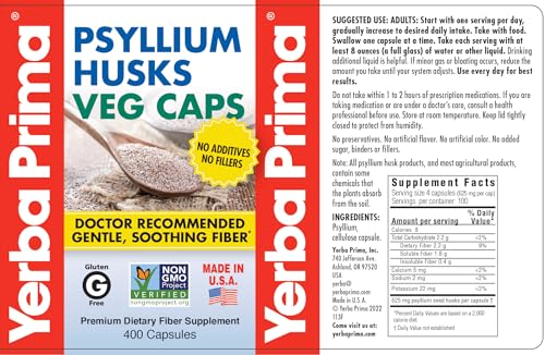 Psyllium fiber for cholesterol control