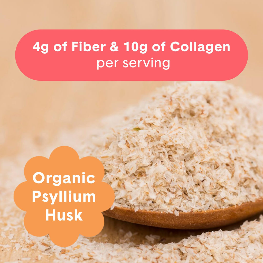 Psyllium fiber powder for daily use