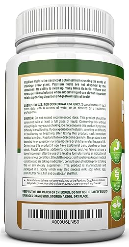 Psyllium fiber supplement for a balanced diet