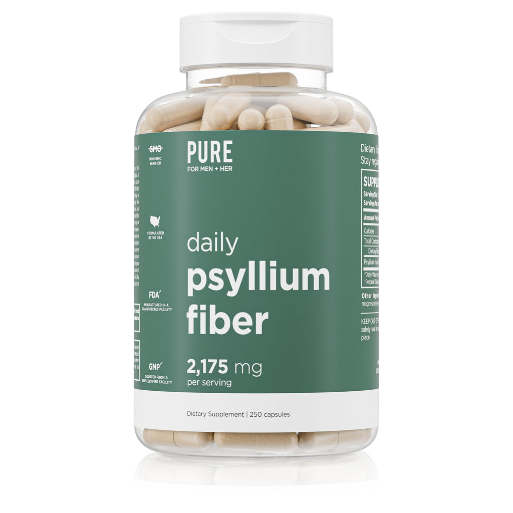 Psyllium fiber supplement for digestion