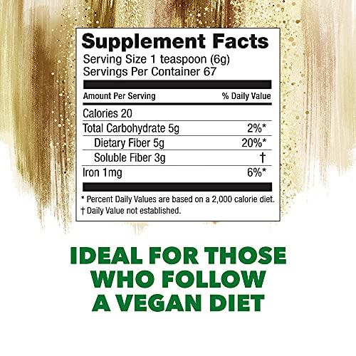 Psyllium fiber supplement for gut wellness