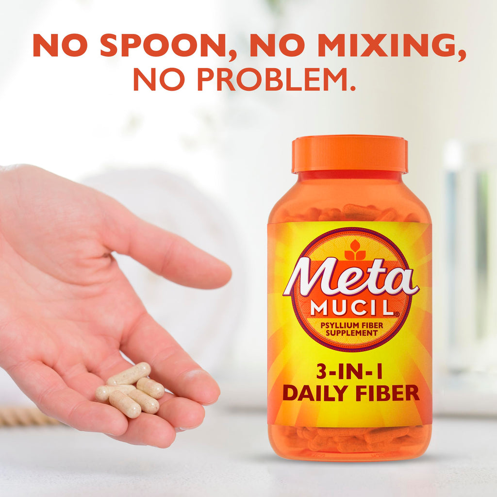 Psyllium fiber supplement for healthy lifestyle