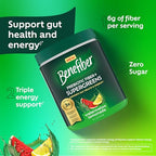 Psyllium husk and supergreens blend