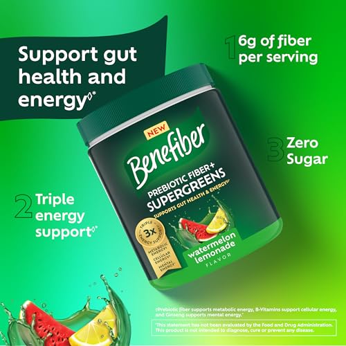 Psyllium husk and supergreens blend