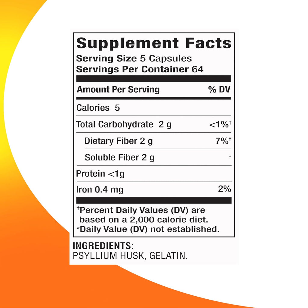 psyllium husk capsules for gut health