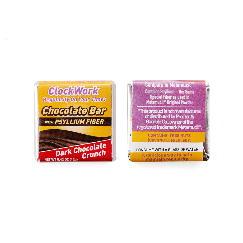 Psyllium husk chocolate bars for balance