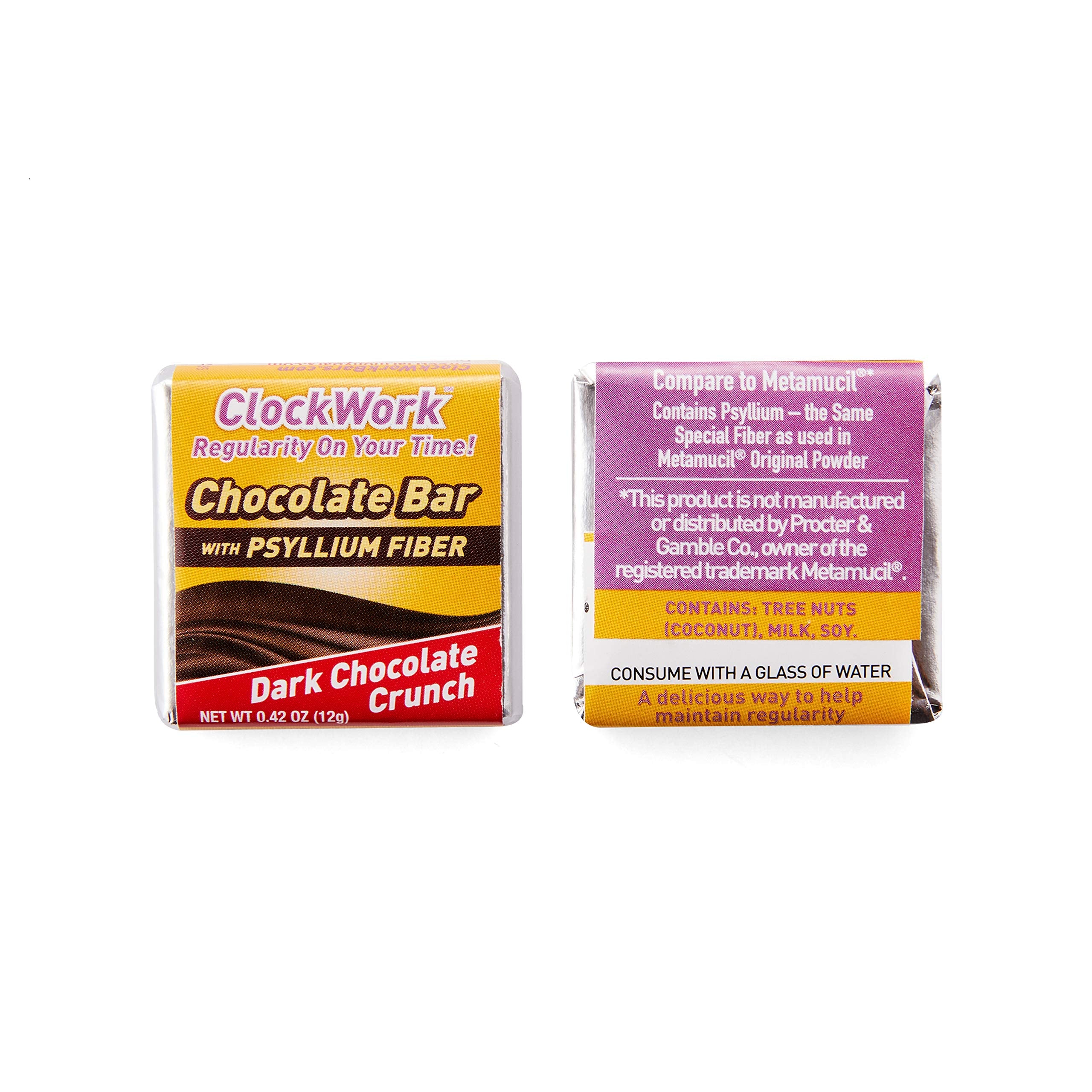 Psyllium husk chocolate bars for balance