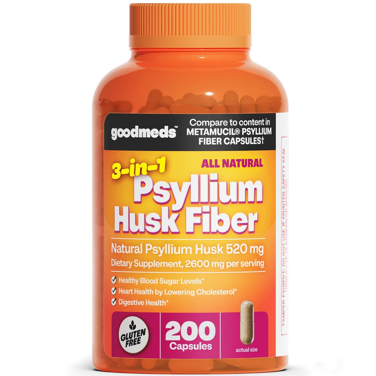 Psyllium husk fiber for digestion
