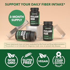 Psyllium husk fiber for healthy bowel