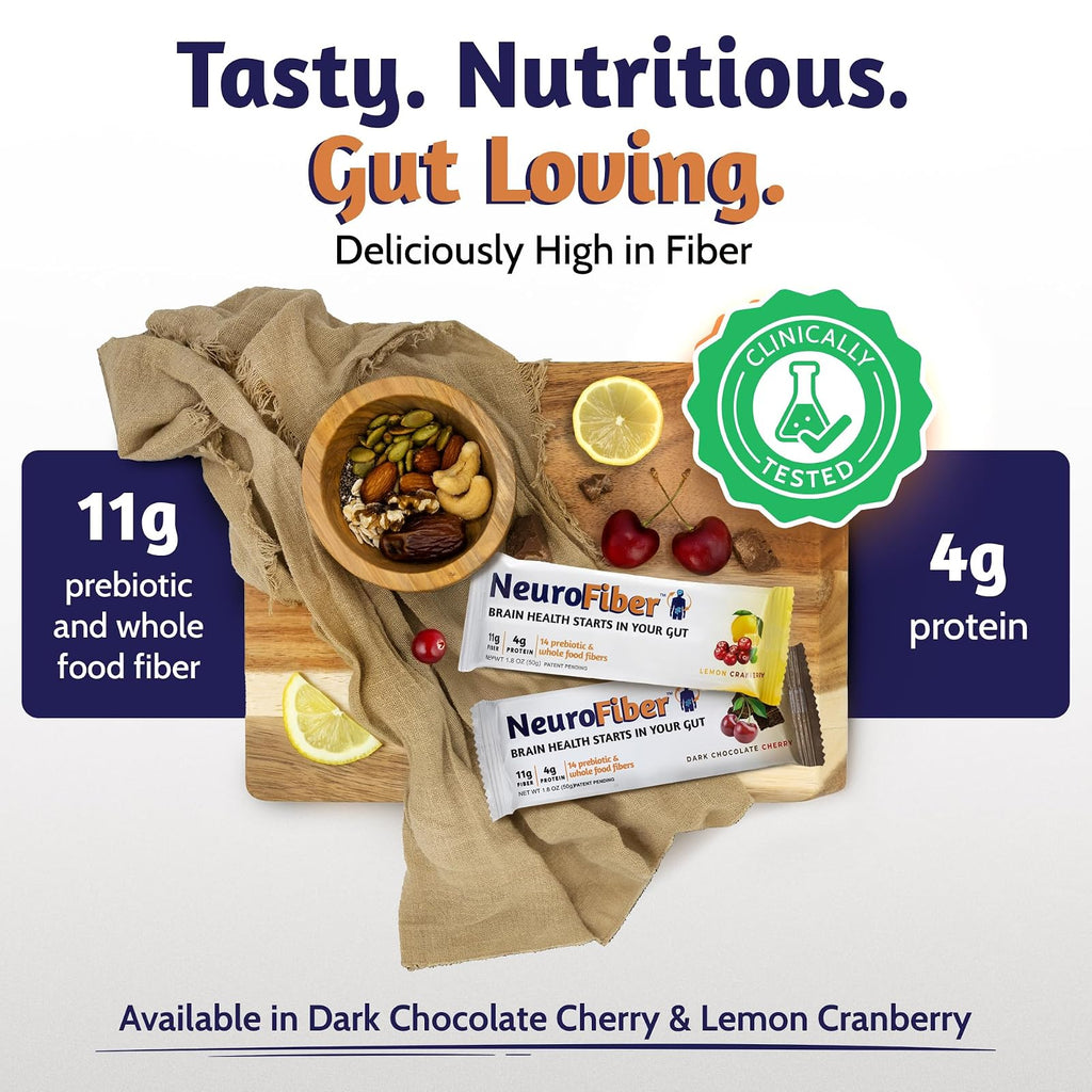 Psyllium husk fiber snack bars