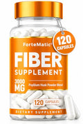 Psyllium husk fiber supplement capsules