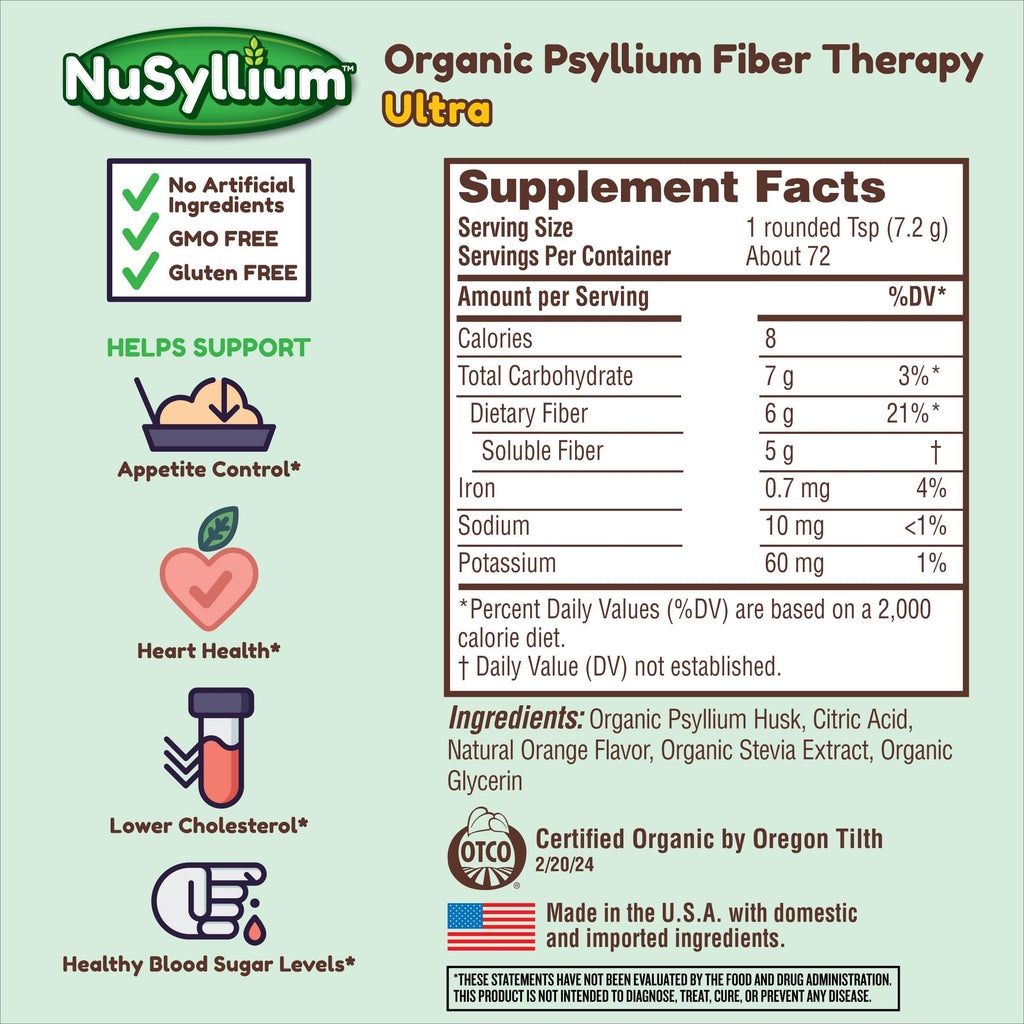 Psyllium husk for cholesterol control