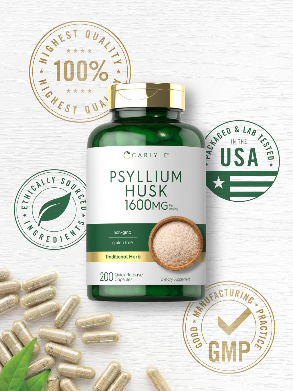 Psyllium husk for daily fiber intake