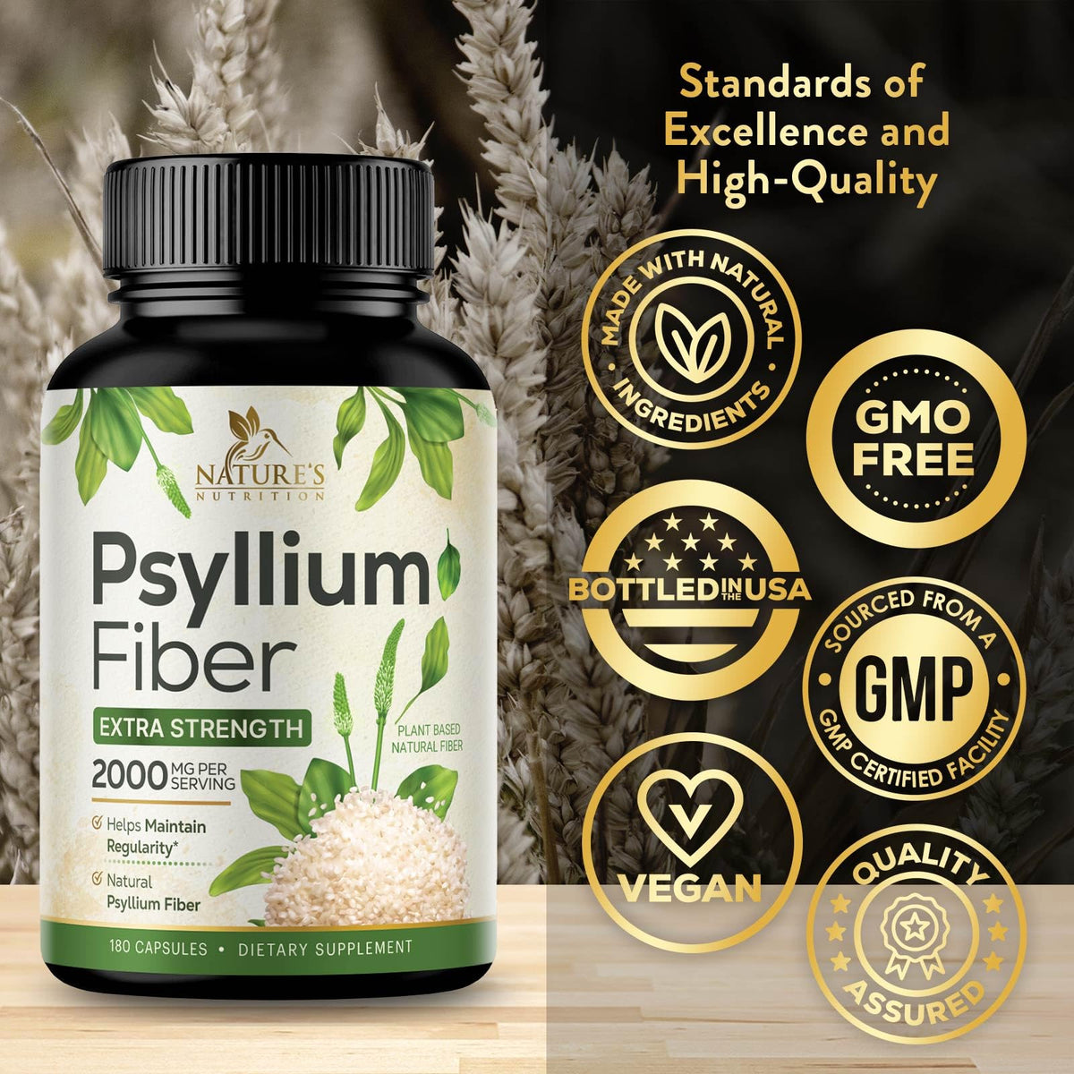 Psyllium husk for gut health