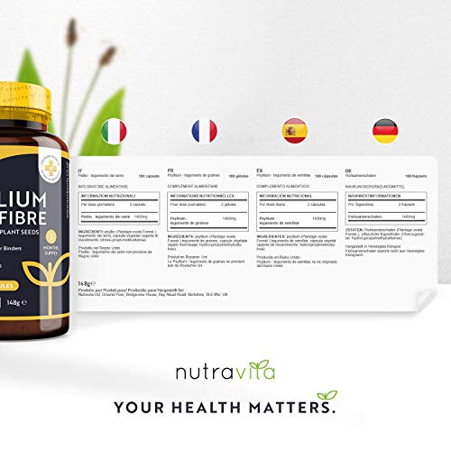 Psyllium husk for improved digestion