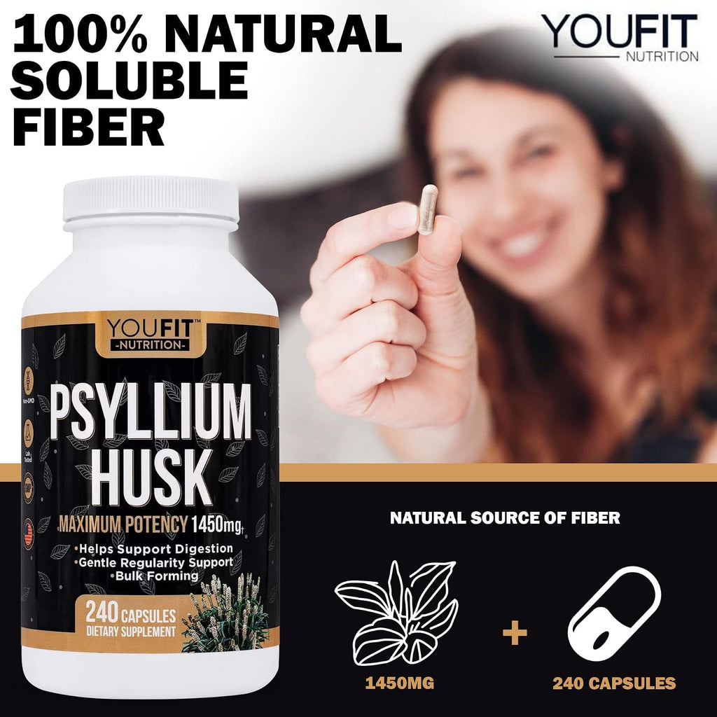 Psyllium husk for regularity support