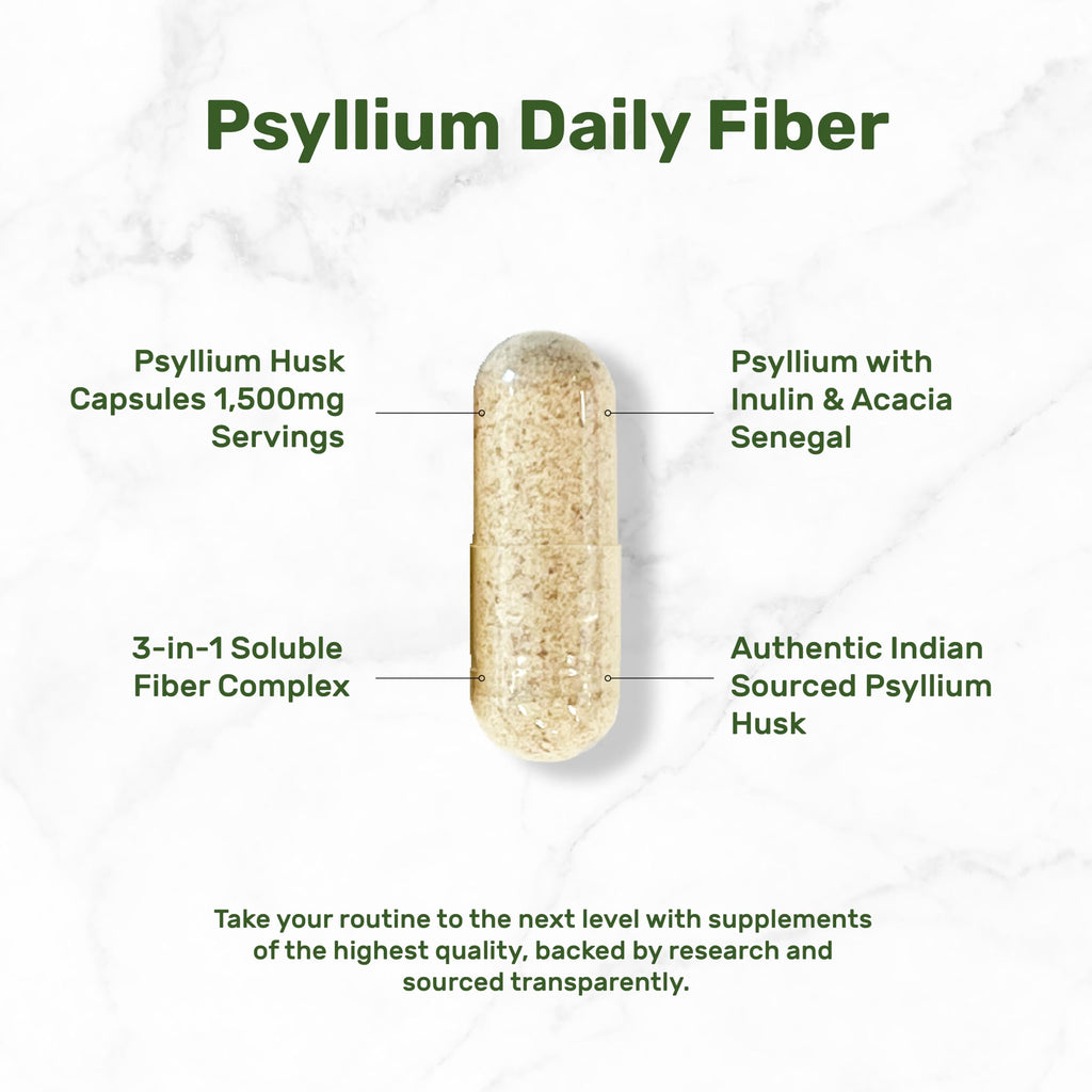 Psyllium husk for regularity support