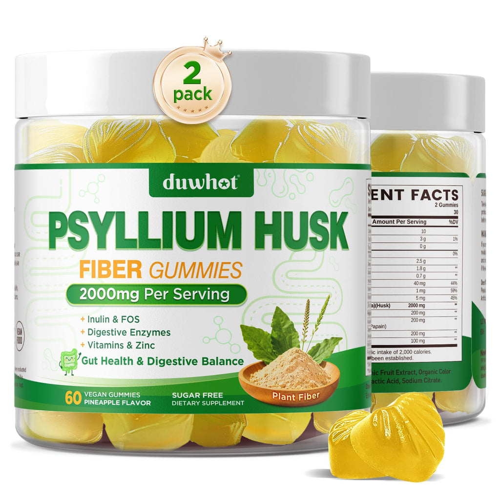 Psyllium husk gummies for digestion