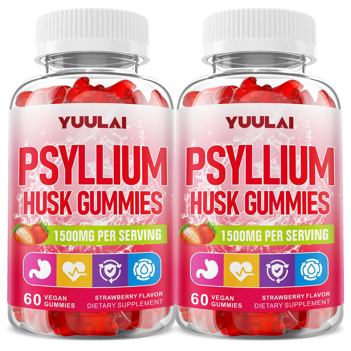 Psyllium husk gummies for digestion