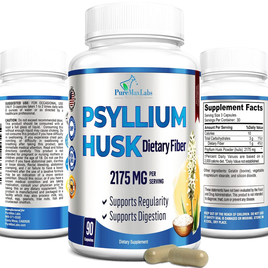 Psyllium husk natural fiber supplement