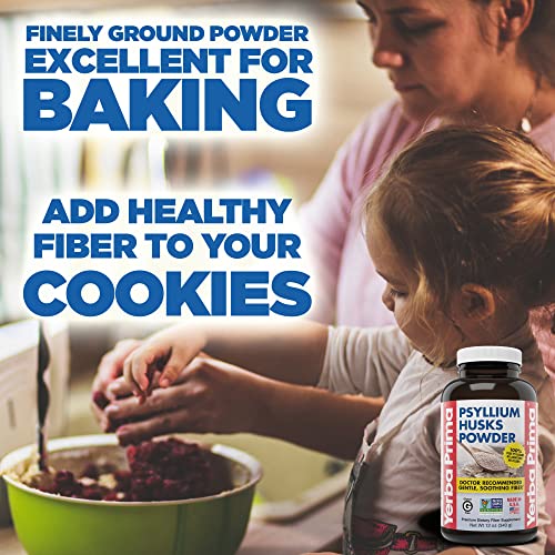 Psyllium husk powder for daily fiber intake