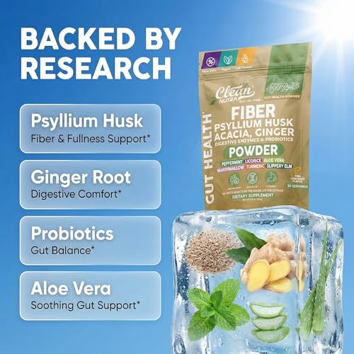 Psyllium husk powder for gut health