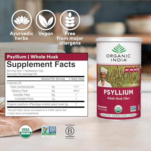 Psyllium husk powder for healthy bowel movement