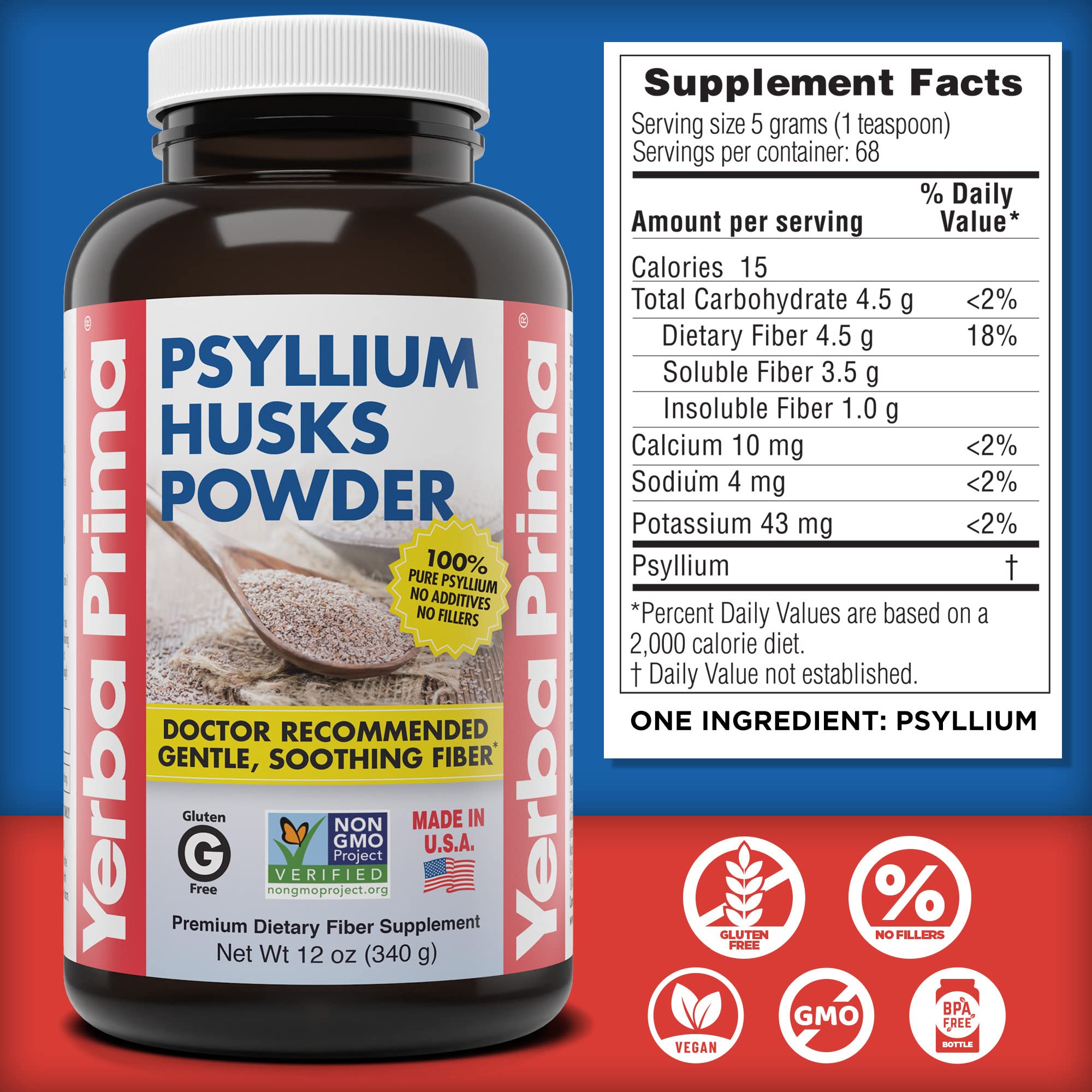 Psyllium husk powder for heart health