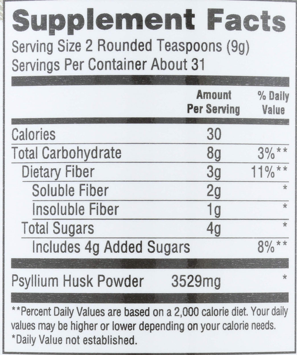 psyllium husk powder for regularity