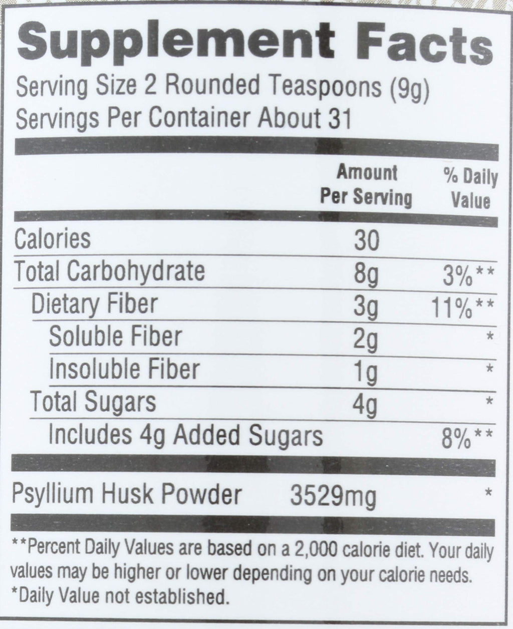 psyllium husk powder for weight management