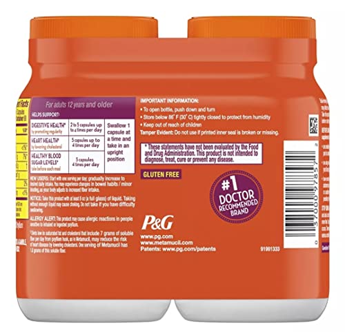 Psyllium husk supplement for gut health