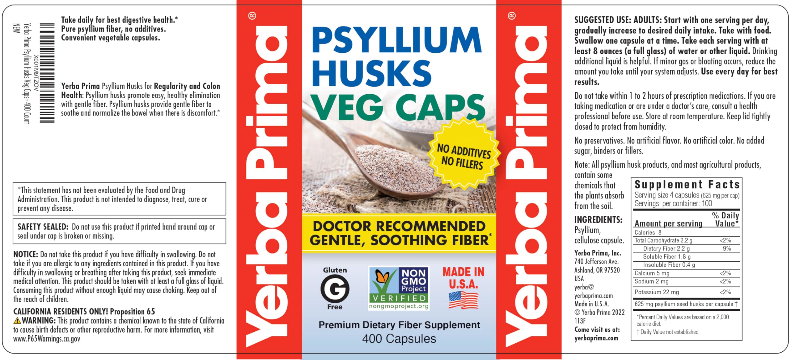 Psyllium husk supplement for weight management