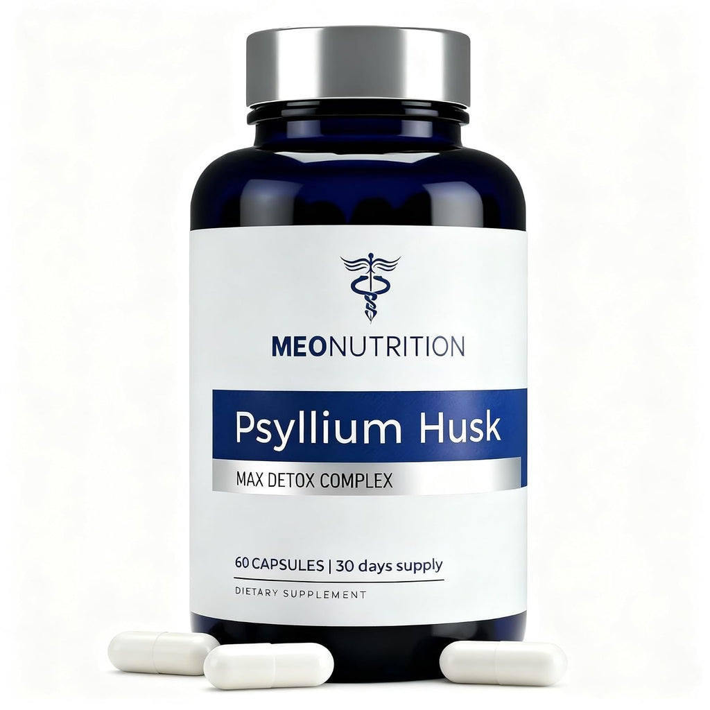 Psyllium husk veggie capsules for digestion