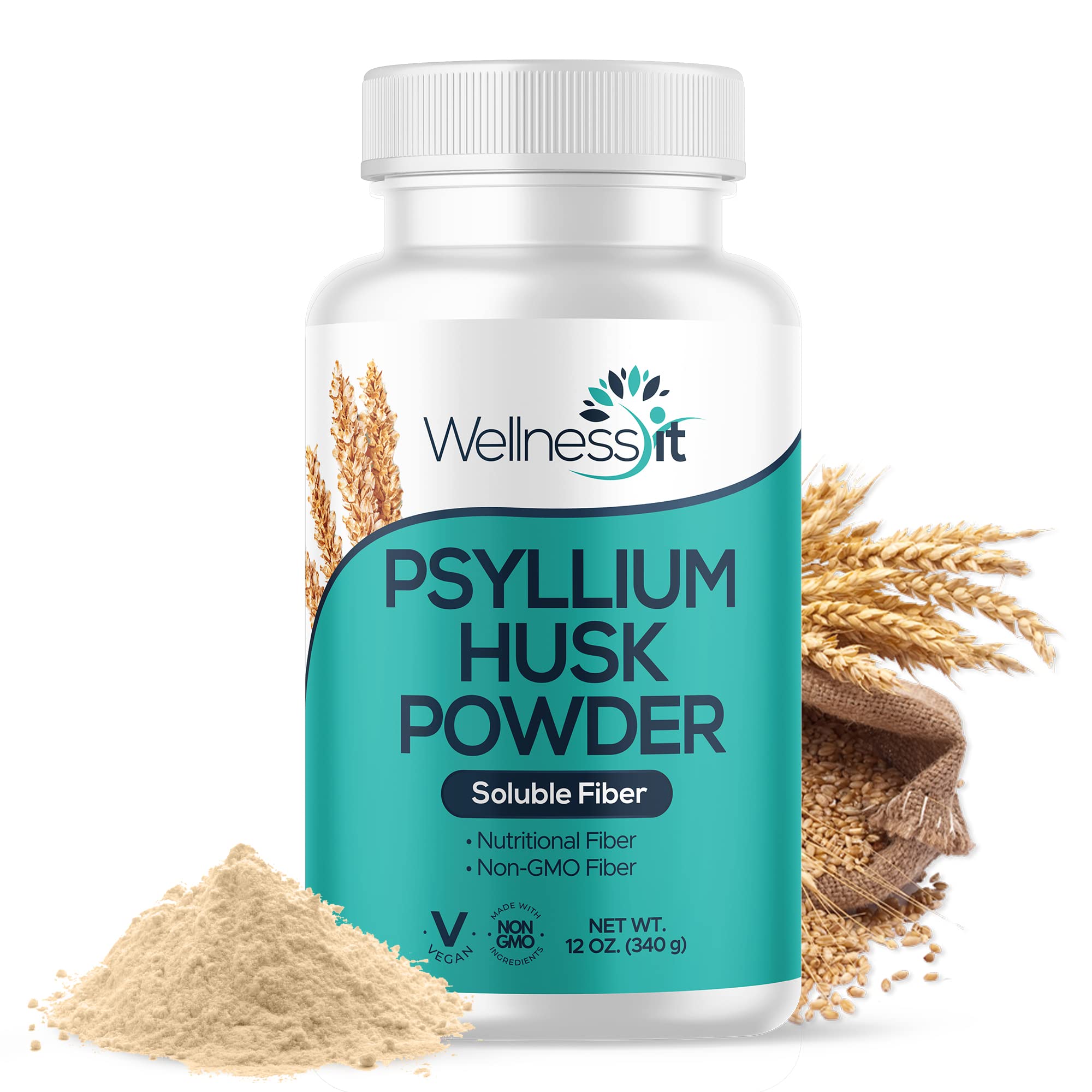Psyllium plant-based fiber supplement