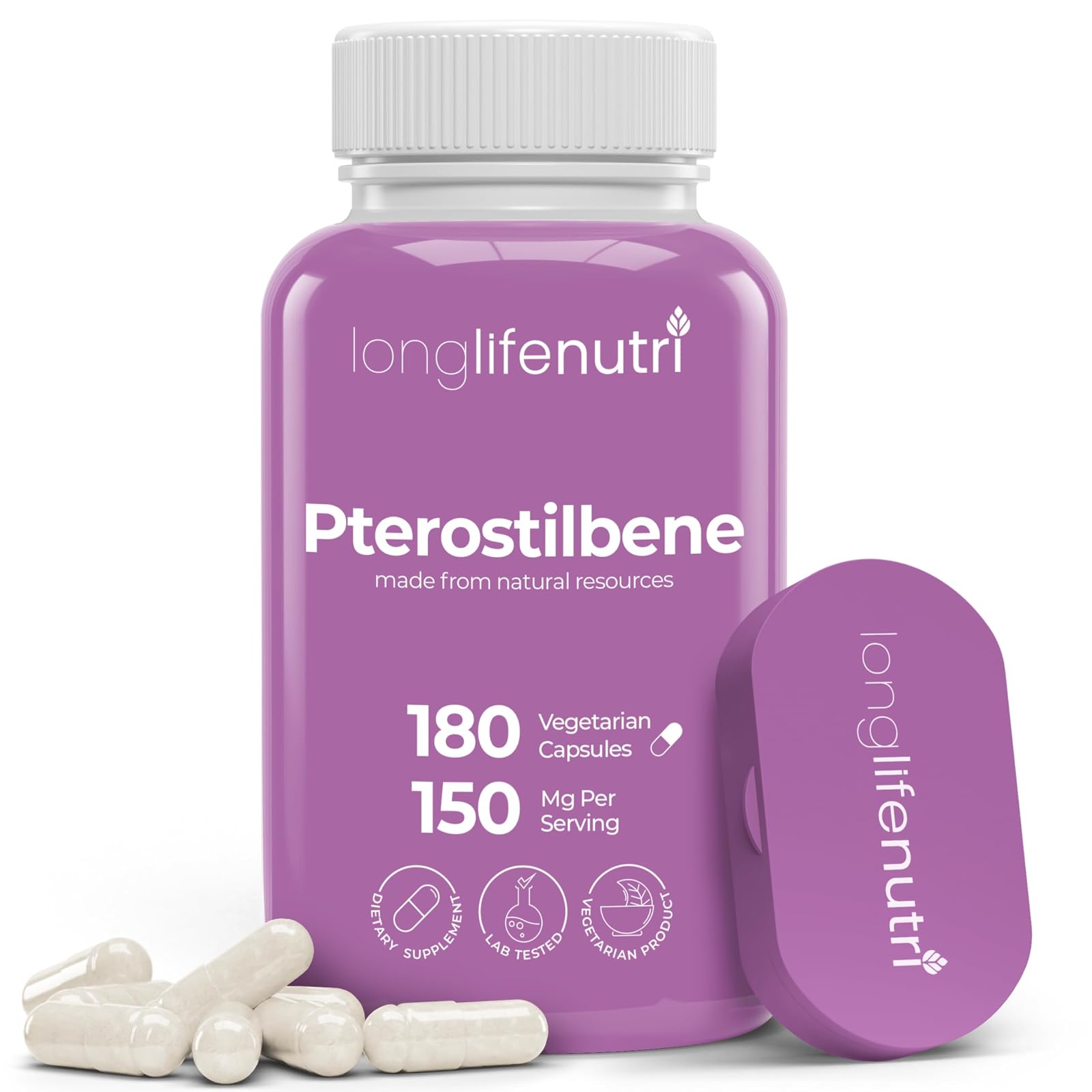 Pterostilbene 150 mg vegan capsules