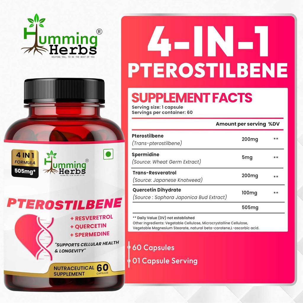 Pterostilbene antioxidant supplement benefits