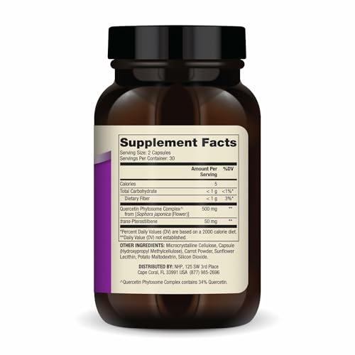 Pterostilbene capsules for antioxidant support