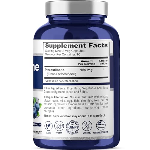 Pterostilbene for antioxidant support