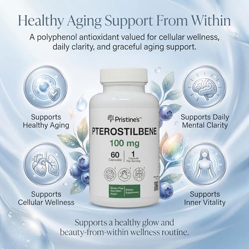 Pterostilbene for vibrant aging