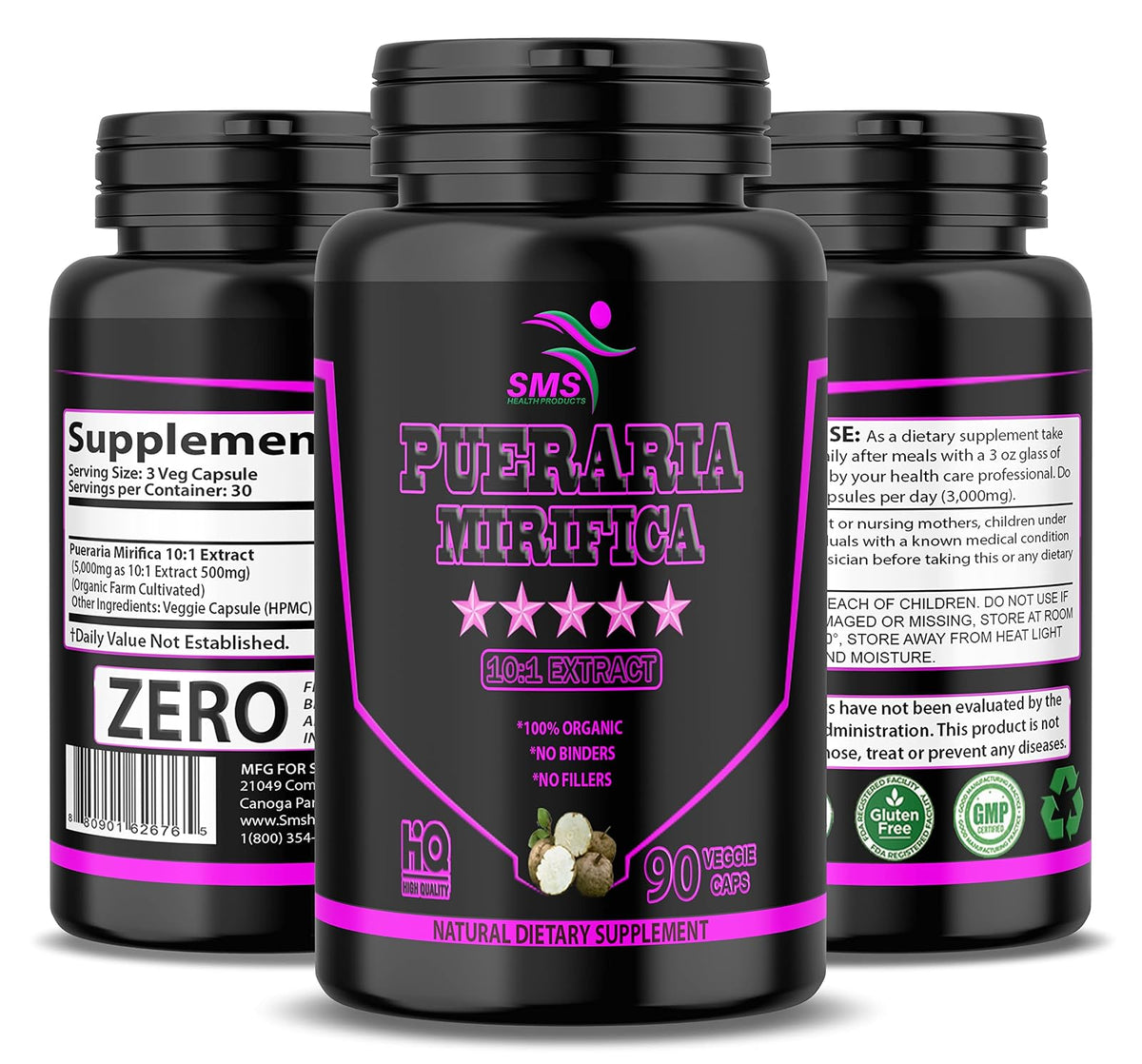 Pueraria Mirifica menopause relief capsules