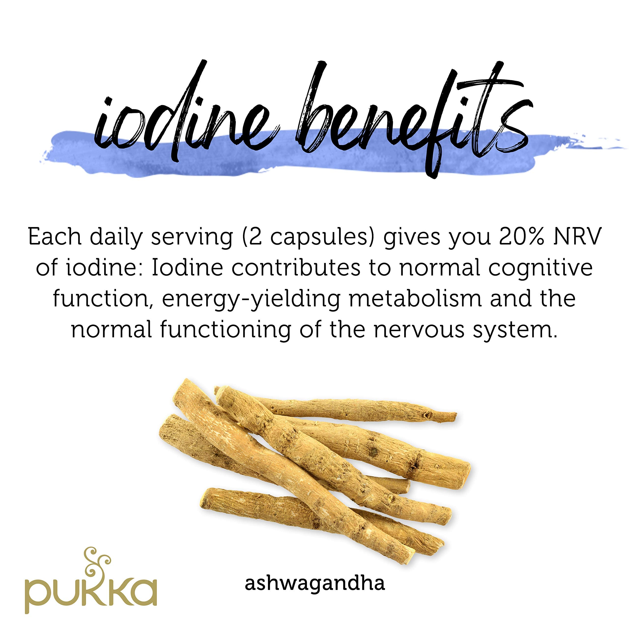 Pukka Ashwagandha capsules for mental clarity