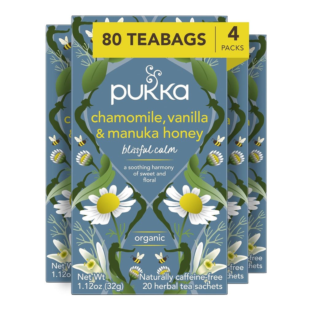 Pukka chamomile tea for relaxation