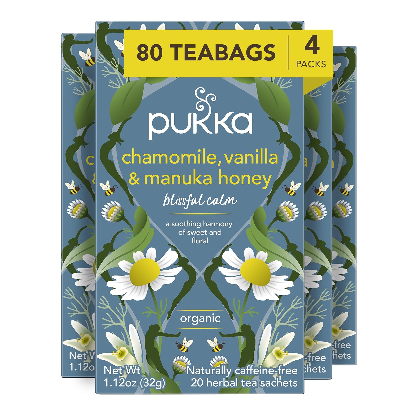 Pukka chamomile tea for relaxation