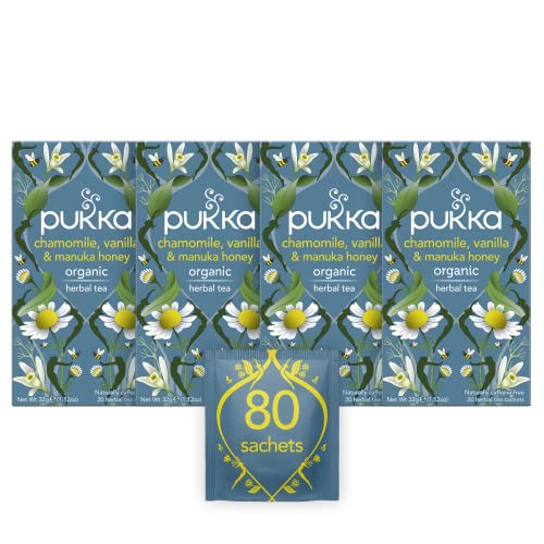 Pukka chamomile vanilla herbal tea bags