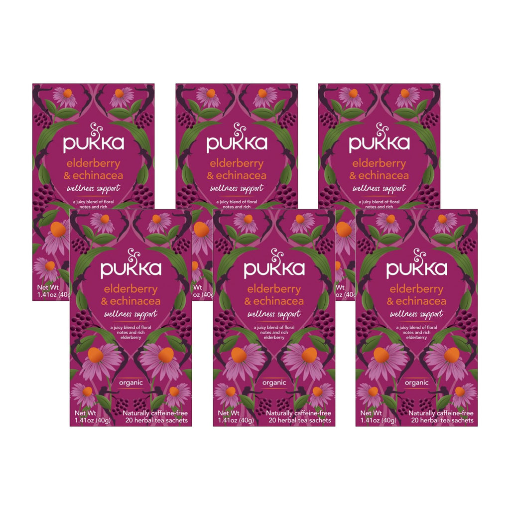 Pukka elderberry herbal tea bags